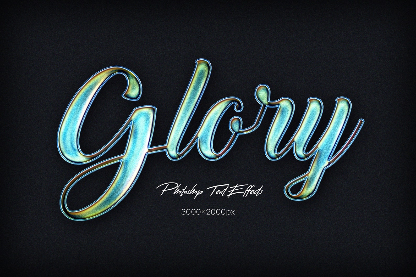 Holographic Text Effects - Etsy
