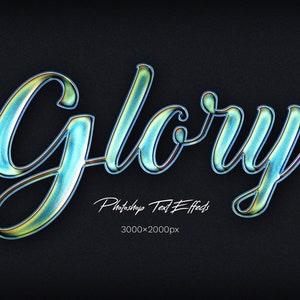 Holographic Text Effects - Etsy