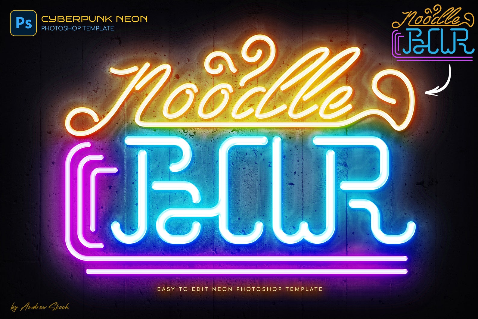 Cyberpunk Neon Logo - Etsy