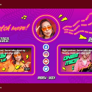 Music Youtube End Screens - Etsy