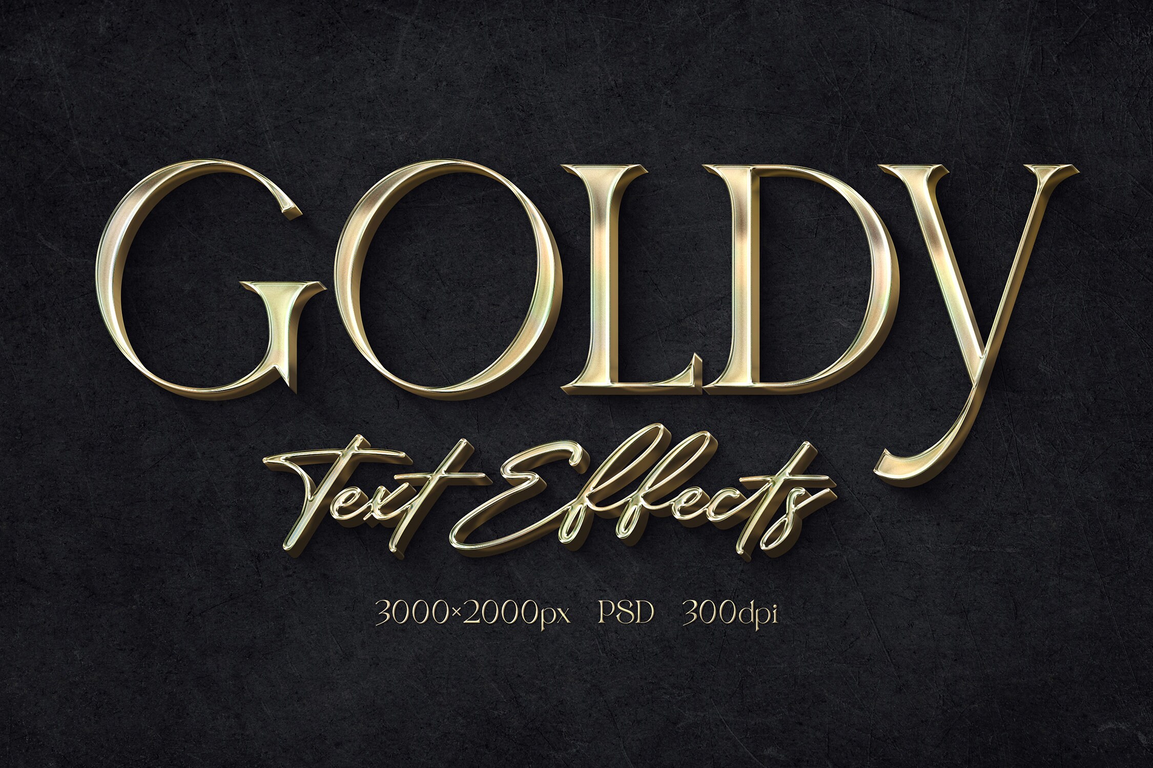 Gold Text Effects - Etsy
