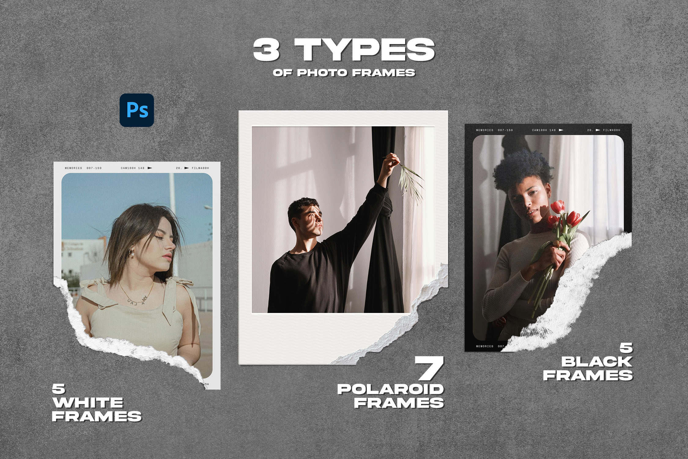 Polaroid Torn Photo Frames - Etsy