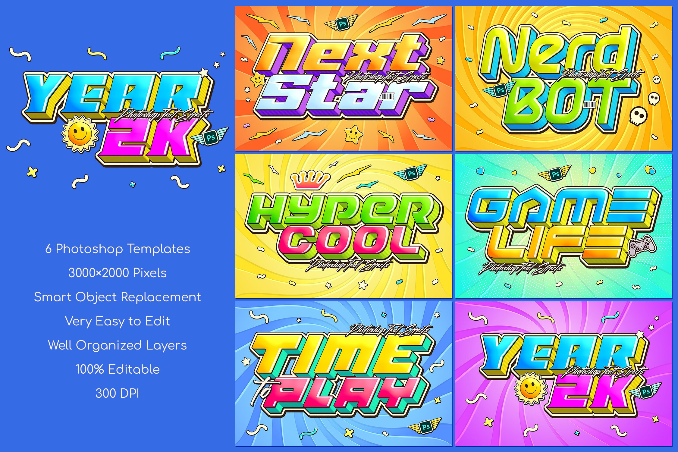 Y2k Text Effects - Etsy