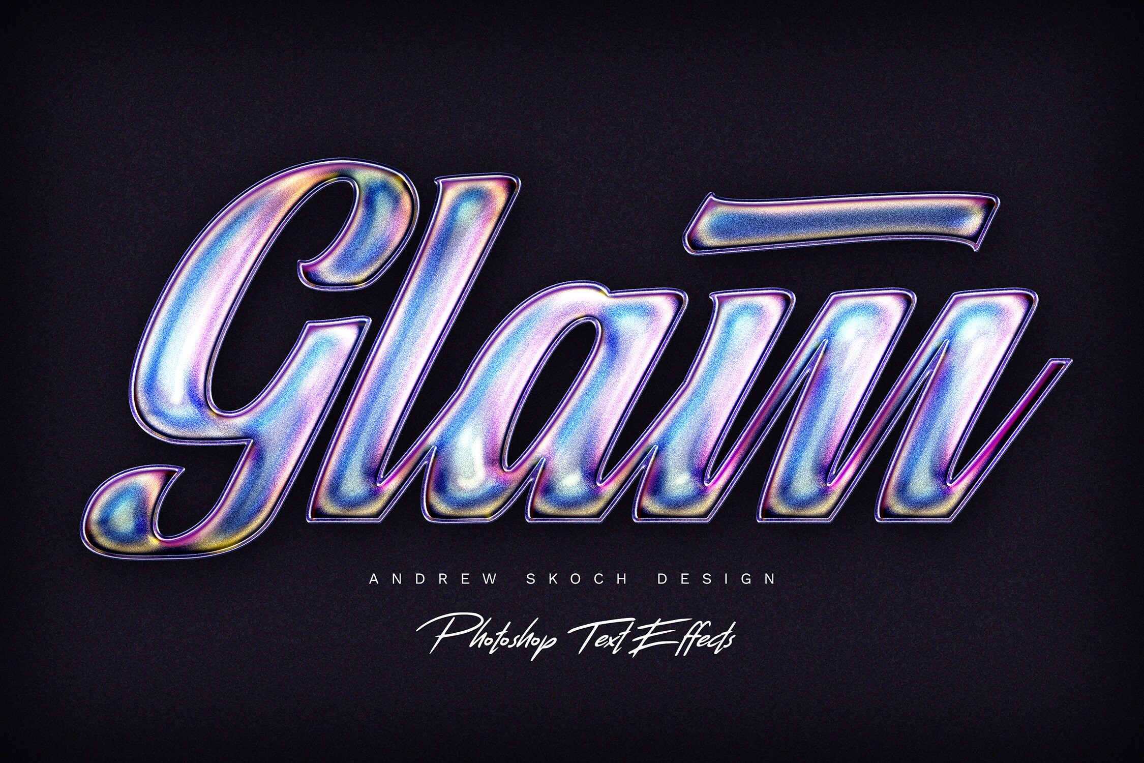 Holographic Text Effects - Etsy