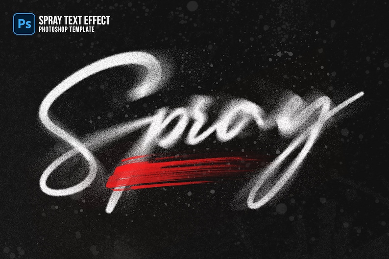 Spray Paint Text Effects - Etsy