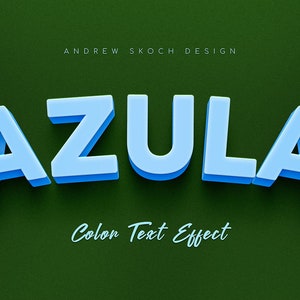 3D Text Effect - Etsy