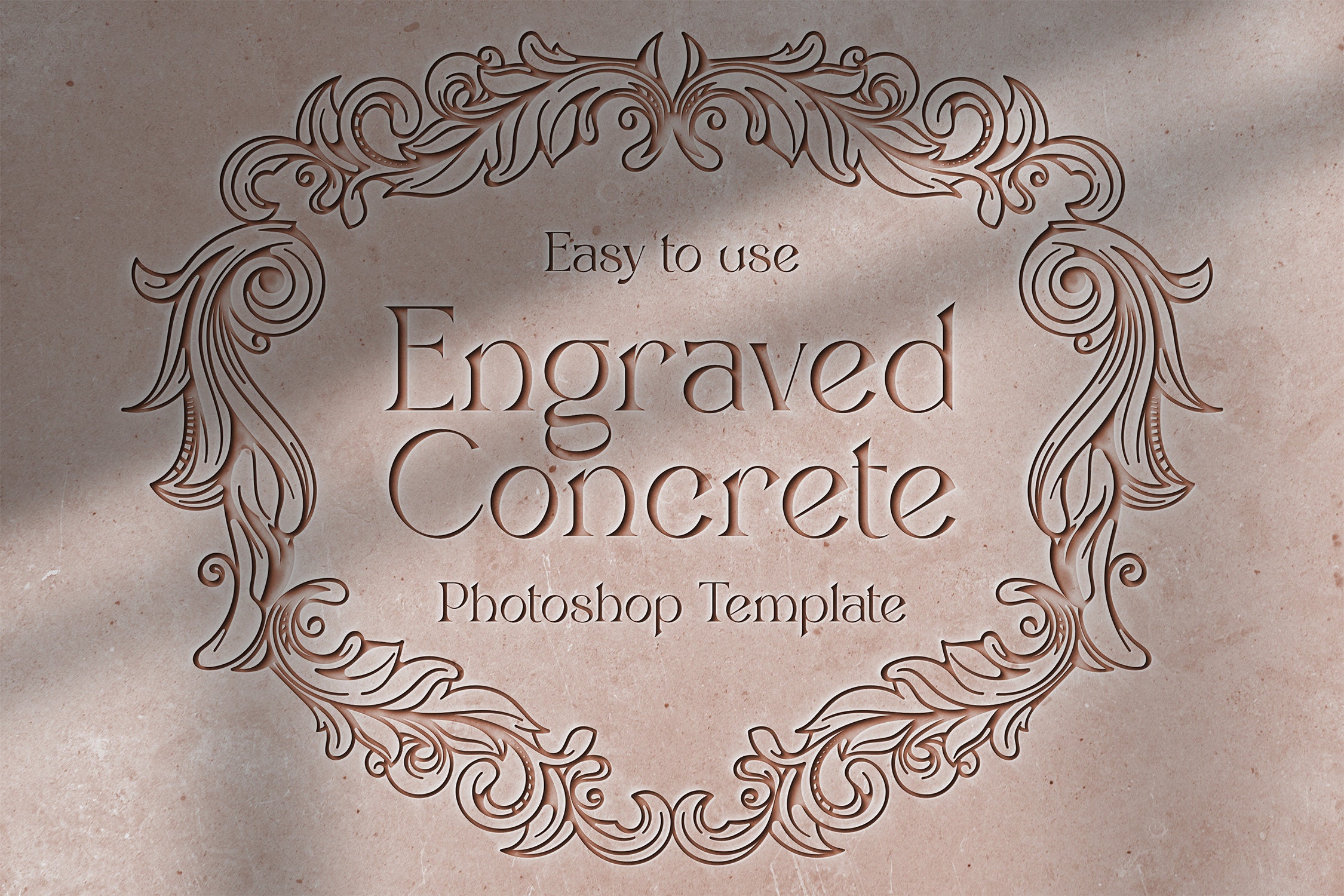 Engraved Concrete Template - Etsy