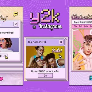 Y2K Instagram Posts & Stories - Etsy
