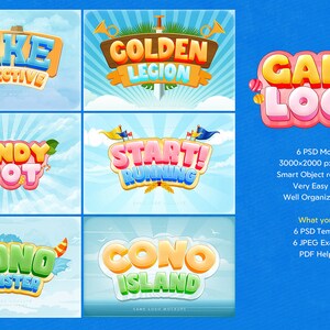 Game Logo Text Effects - Etsy