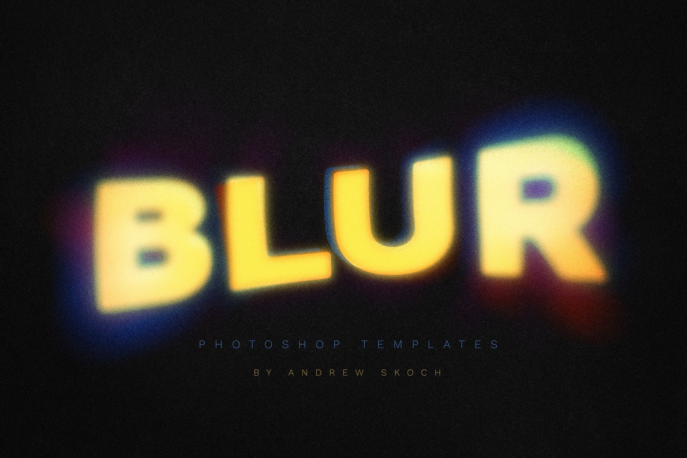 Gradient Blurred Text Effect - Etsy