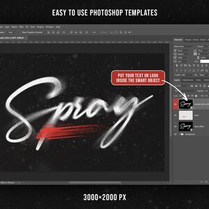 Spray Paint Text Effects - Etsy
