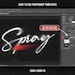 Spray Paint Text Effects - Etsy