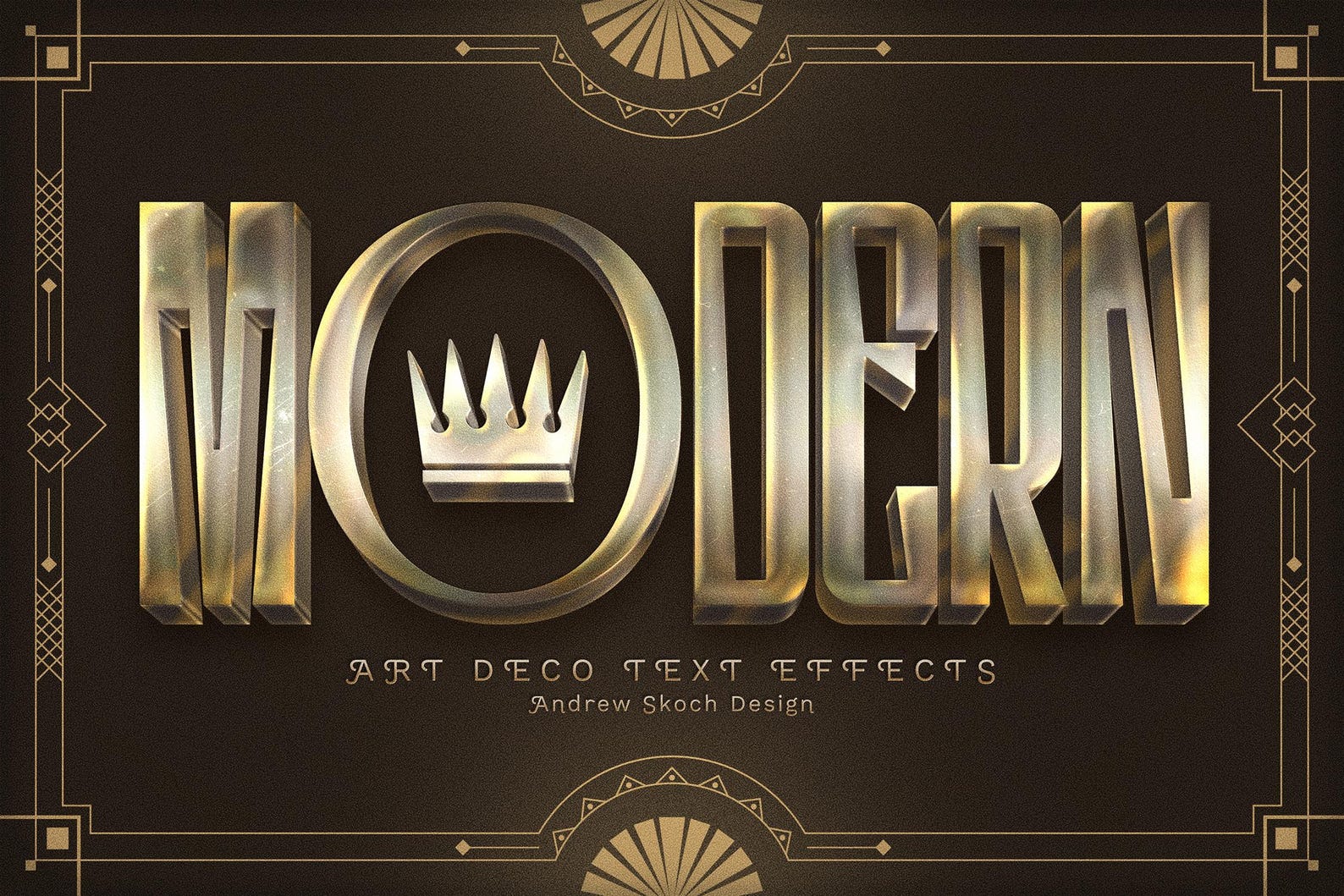 Art Deco Text Effect - Etsy