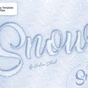 Snow Effect Template - Etsy