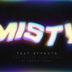 Gradient Blurred Text Effect - Etsy