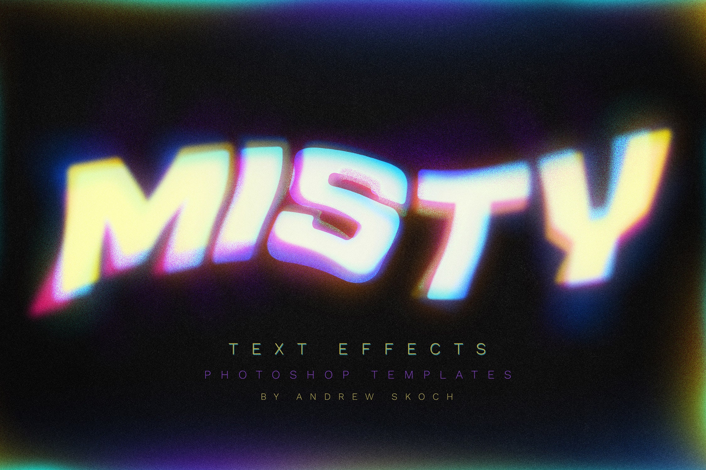 Gradient Blurred Text Effect - Etsy
