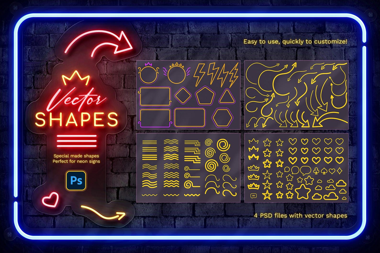 Neon Sign Ultimate Builder - Custom Neon Sign - Neon Sign Photoshop ...