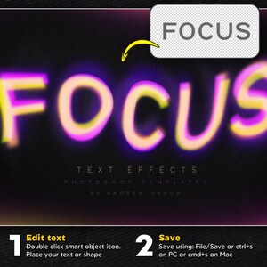 Gradient Blurred Text Effect - Etsy