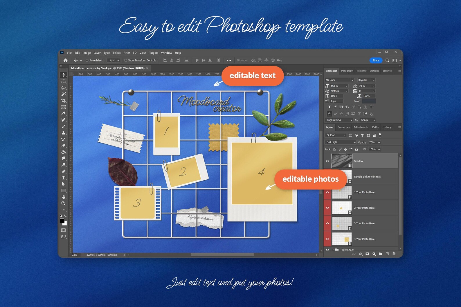 Moodboard Creator With Wall Grid - Etsy