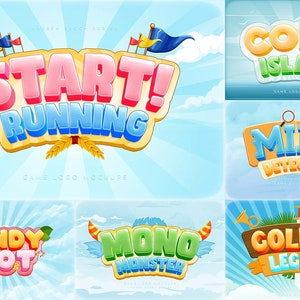 Game Logo Text Effects - Etsy