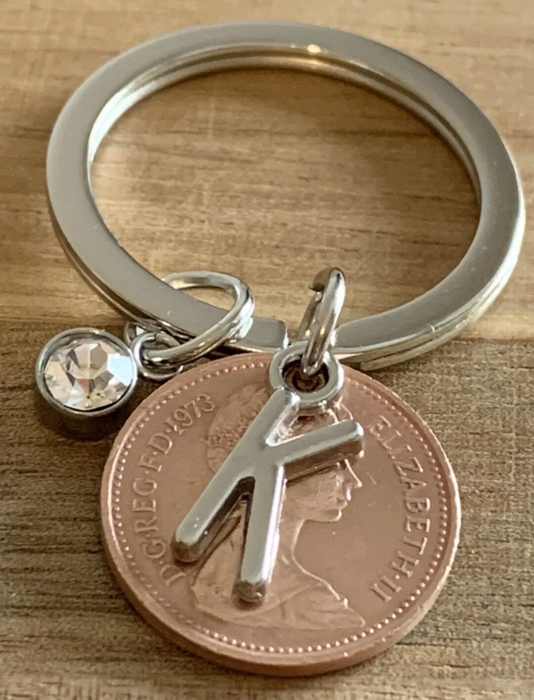 50th Birthday or Anniversary Personalised Polished 1973 Coin & - Etsy