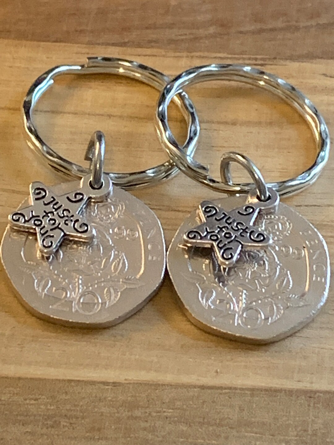 26th Wedding Anniversary Gift Keyrings 1999 Coins & Charms on Keyrings ...