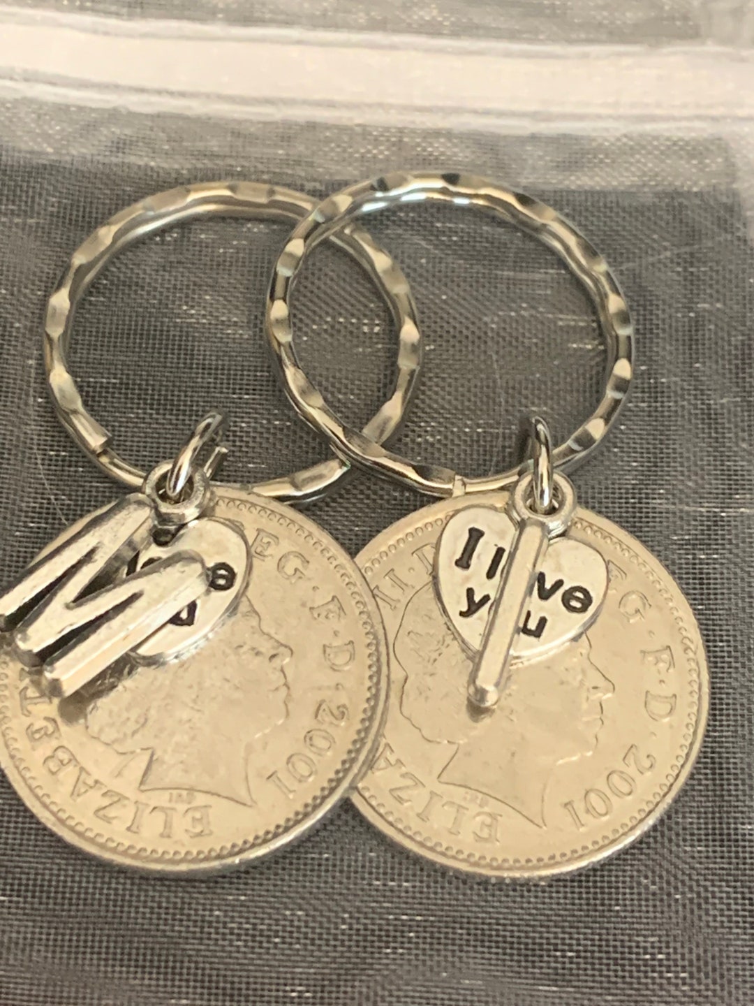 23rd Anniversary Gift for Couples Personalised Polished 2001 Coin ...