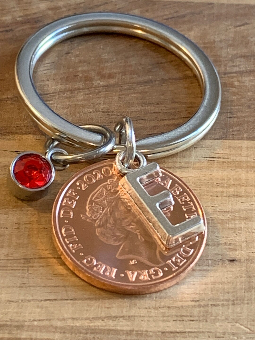 5th Anniversary Gift - Personalised 2020 Lucky Penny Coin & Charms on ...