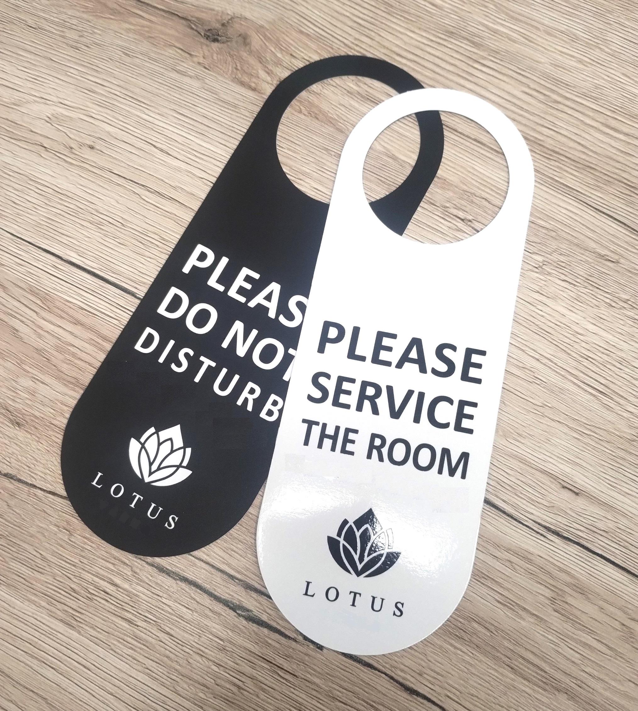 Custom Hotel Door Hanger, Double-sided Personalized Room Signs - Etsy