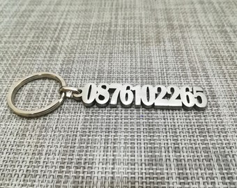Personalized Name Keychain, Custom Keyring, Your Name Keychain, Durable ...