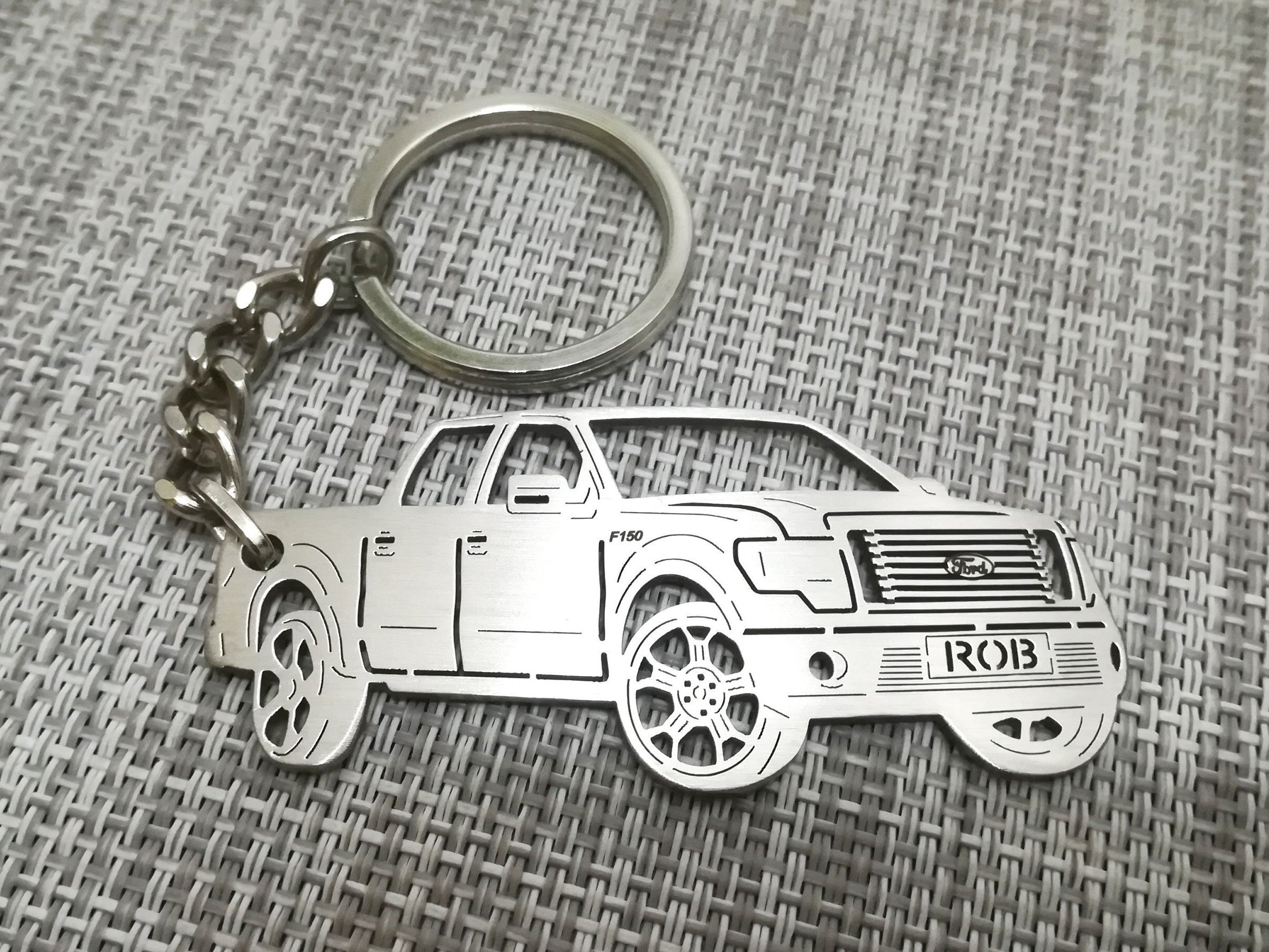 Birthday gift Custom ford F-150 keychain car keychain | Etsy