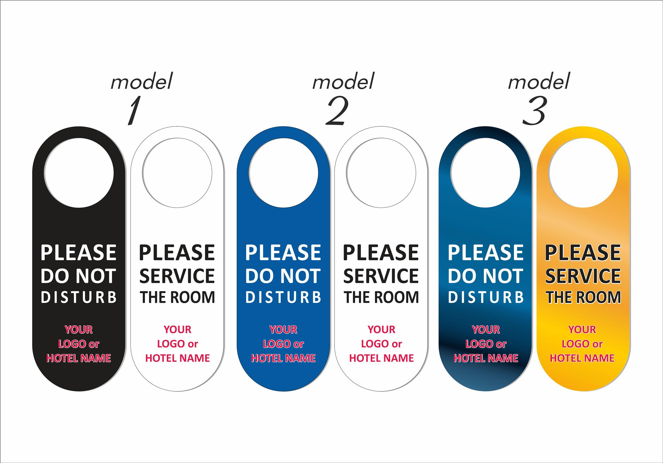 Custom Hotel Door Hanger, Double-sided Personalized Room Signs - Etsy