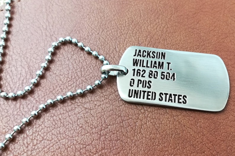 Gifts for Boyfriend, Personalized Stainless Steel Medical ID Tag ...