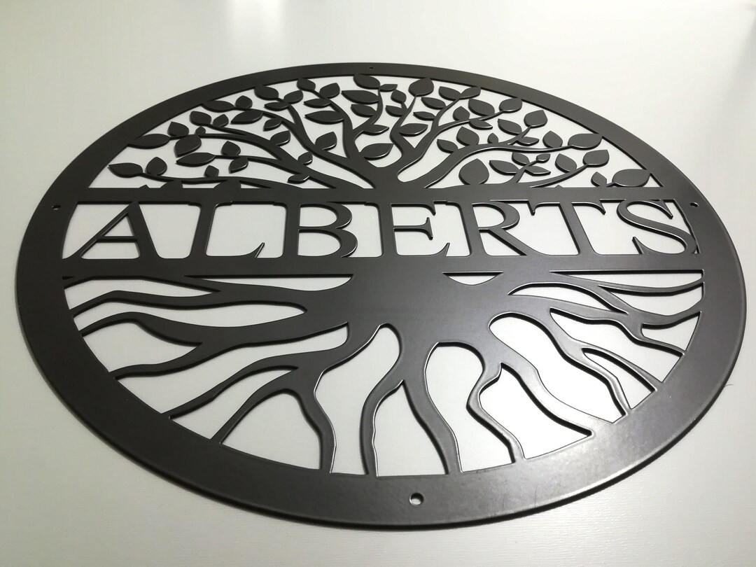 Family Sign, Tree of Life Sign, Tree of Life Wall Art, Personalised ...