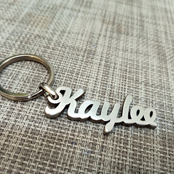Name Keychain - Etsy