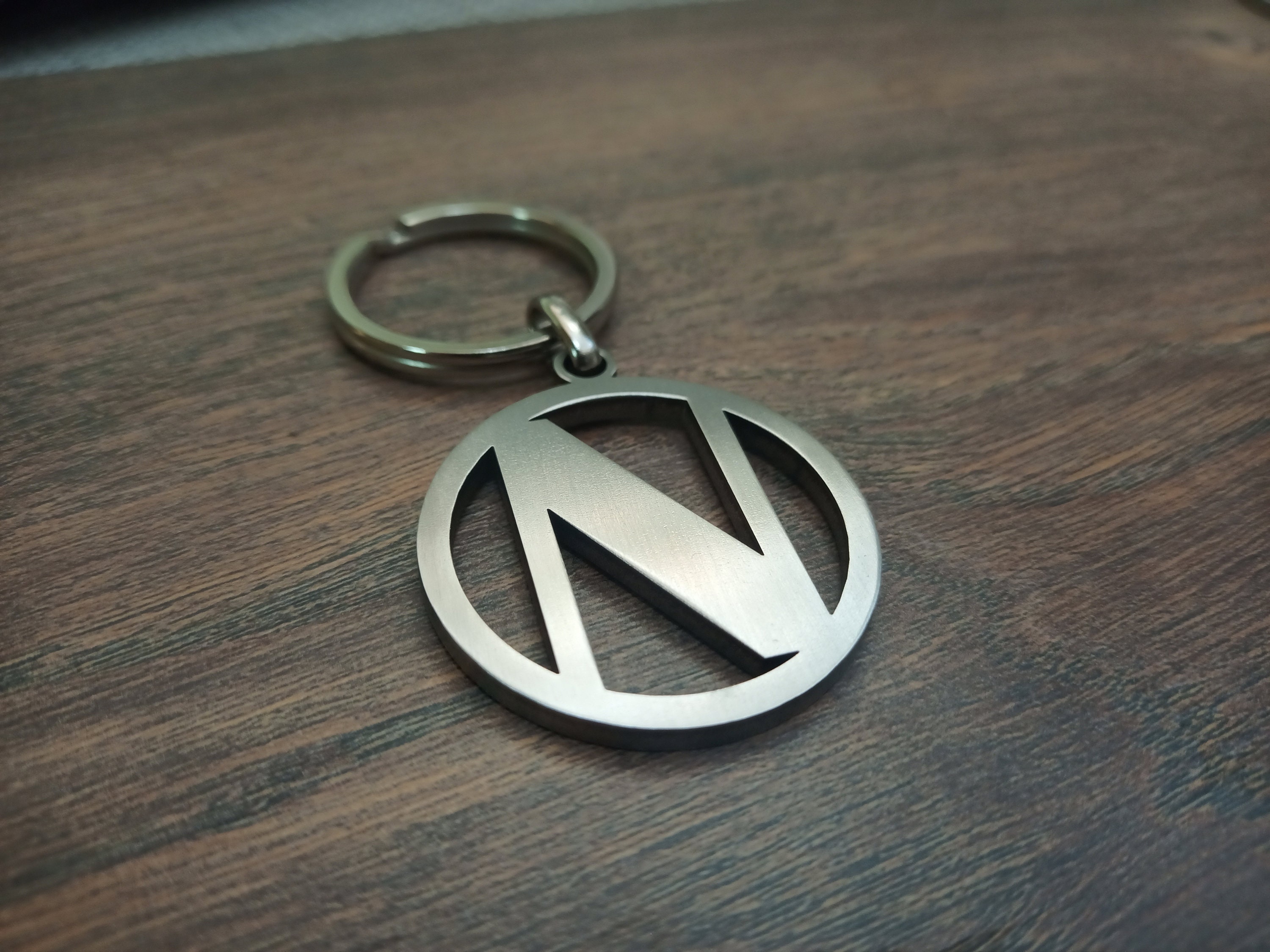Personalized Stainless Steel Keychain With Custom Initial Symbol - Etsy