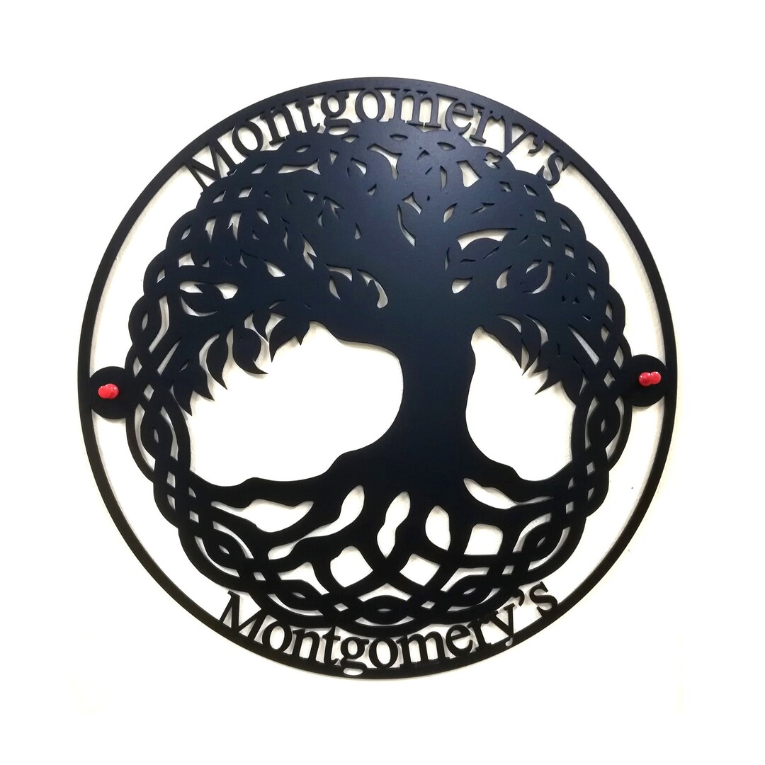 Family Sign, Tree of Life Sign, Tree of Life Wall Art, Personalised ...