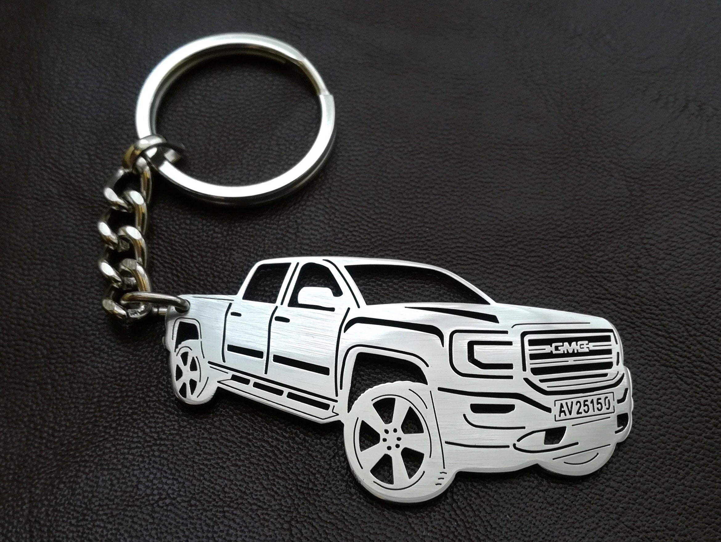 Birthday gift GMC Custom key chain car key chain | Etsy
