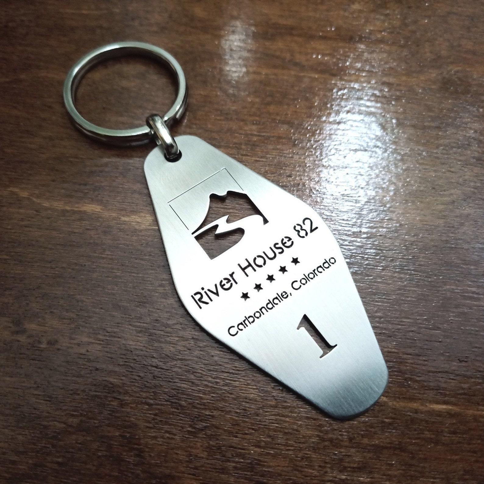 Hotel Keyfob Custom Metal Hotel Keychain Keychain With Logo - Etsy