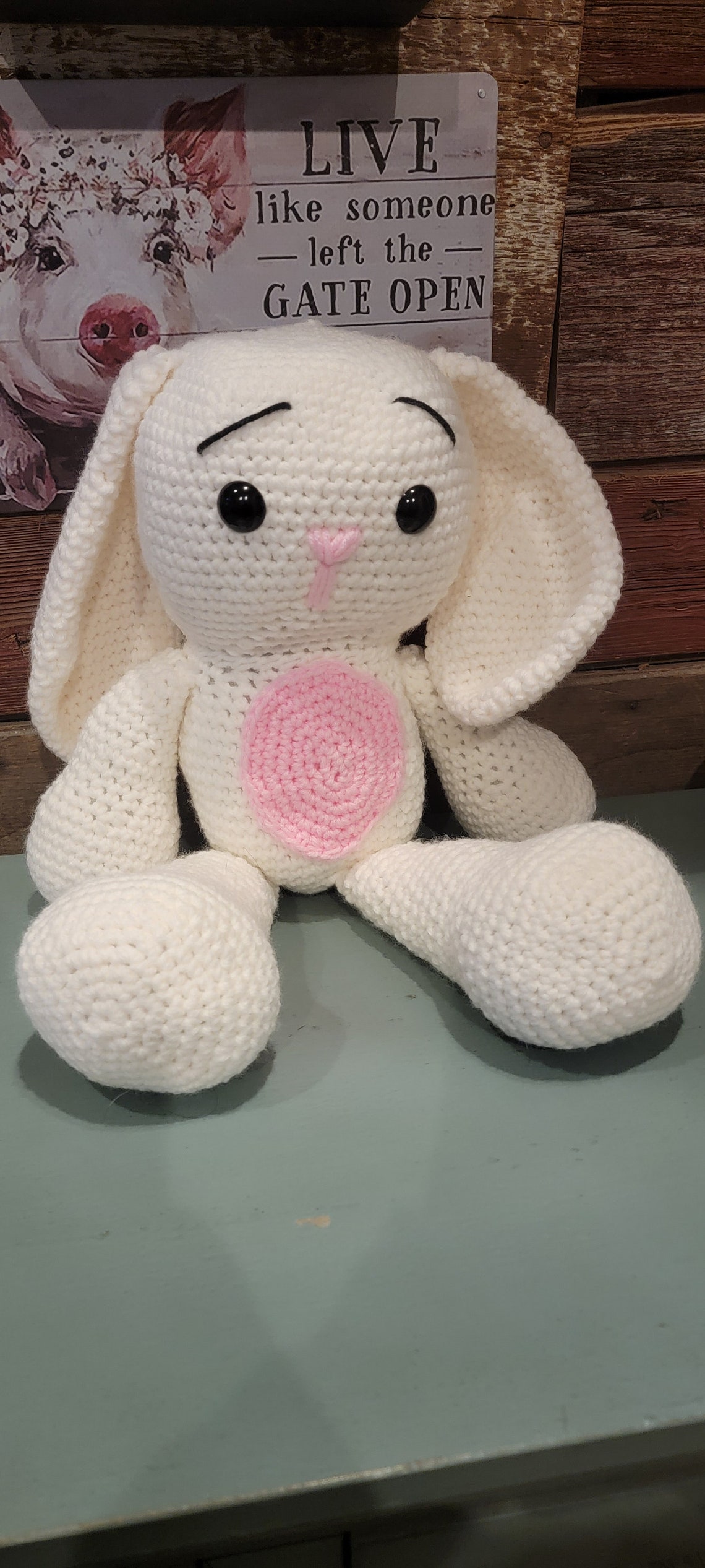 Big Crochet Bunny - Etsy