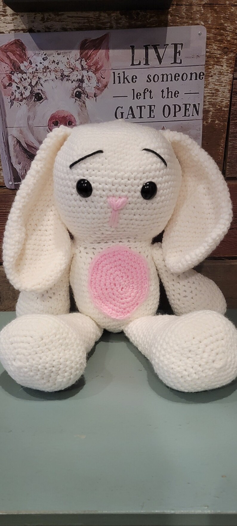 Big Crochet Bunny - Etsy