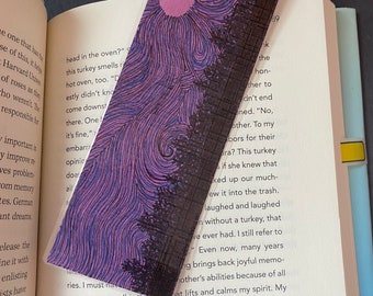 Hand Drawn Bookmark | Etsy