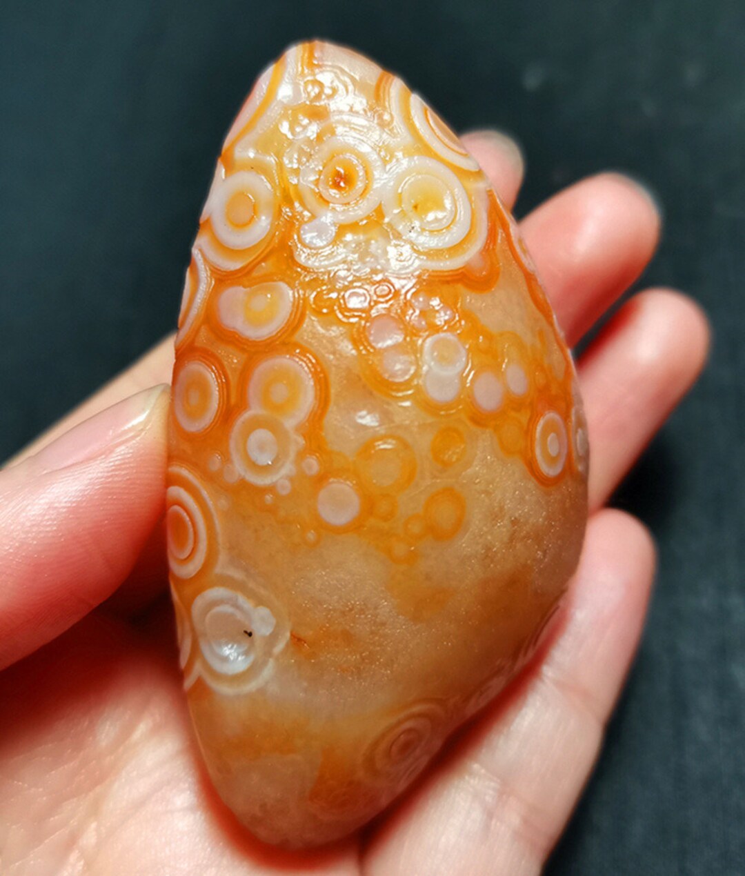 Rare Gobi Agate Specimen: Natural Red Eyes Agate, Healing Stone - Etsy