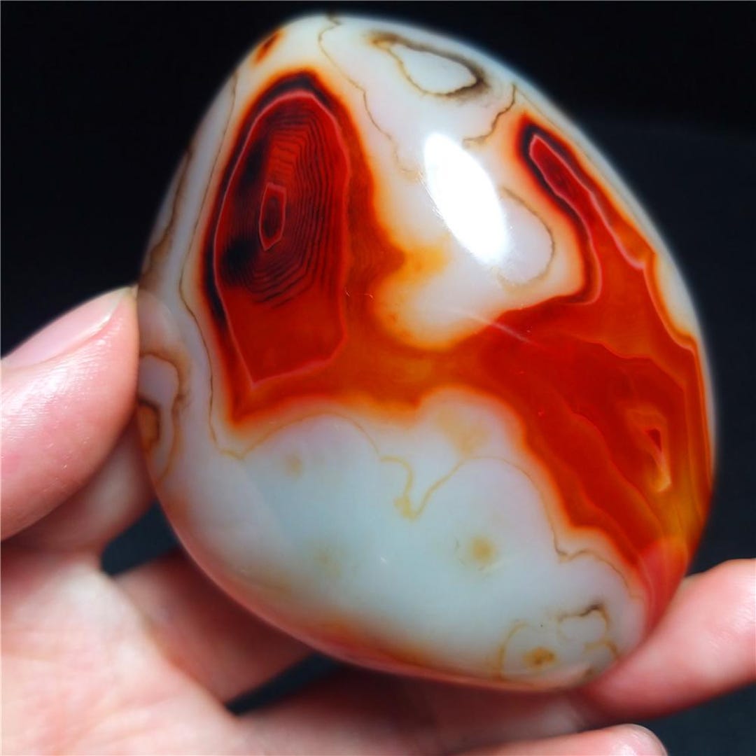 Beautiful Polished Silk Banded Lace Agate Stone From Madagascar, Lace ...