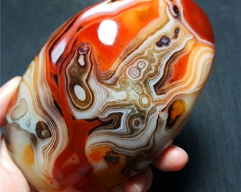 Polished Agate Stone - Etsy