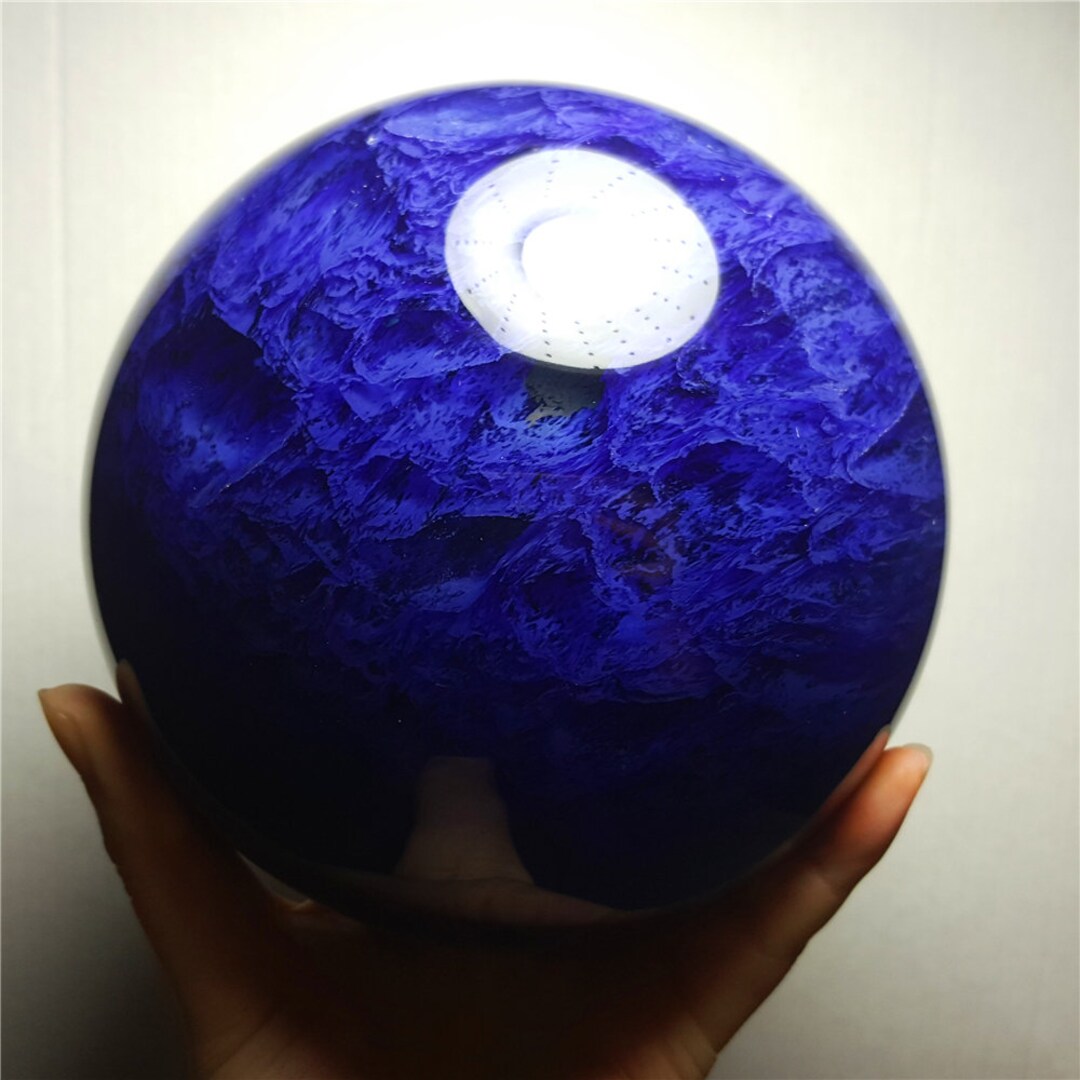 AAA Smelt Blue SKY Crystal Quartz Sphere Selección aleatoria / Clear ...