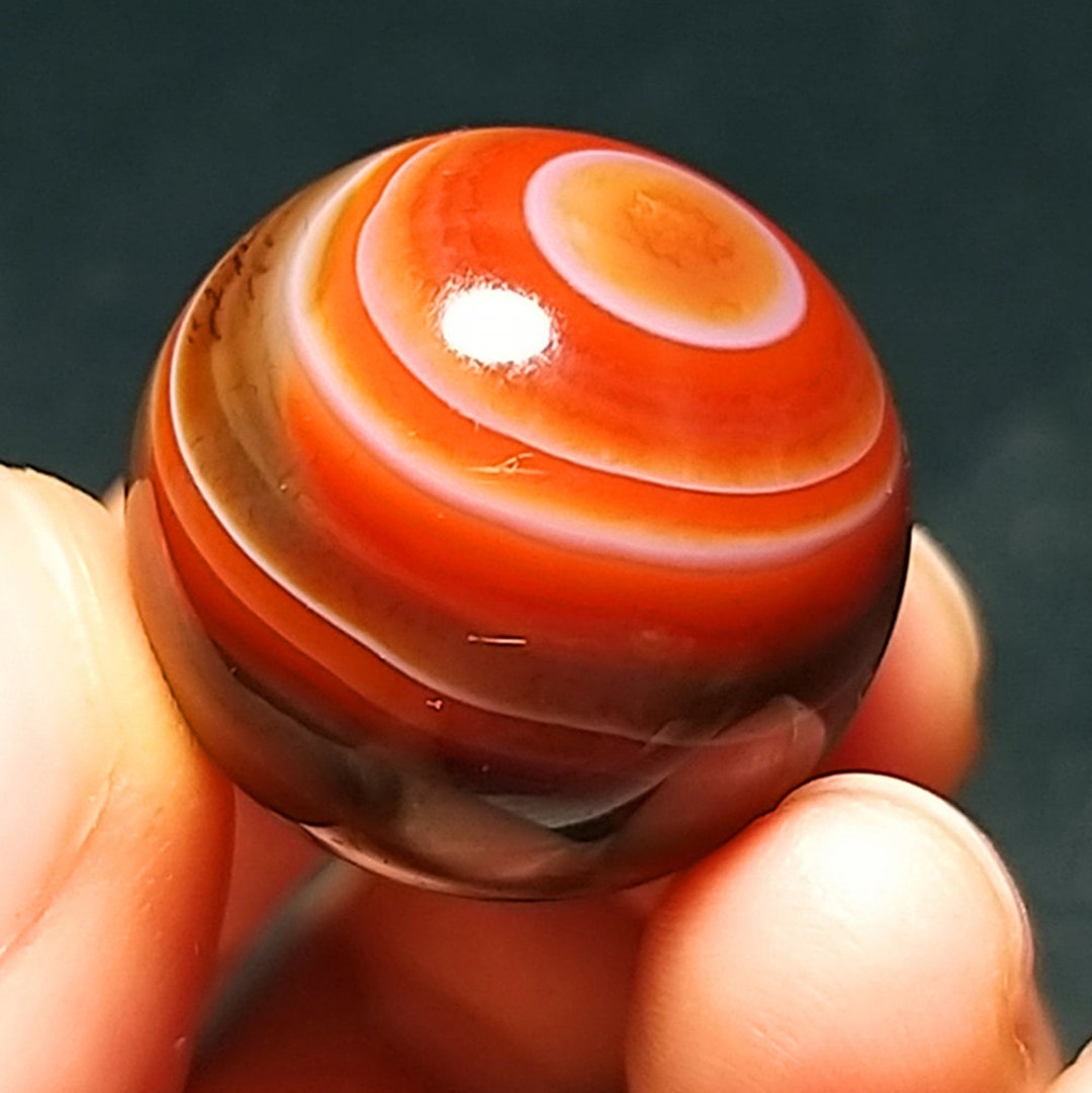 Rare Gobi Eyes Agate Sphere Ball Stone,silk Banded Agate,eye Agate ...