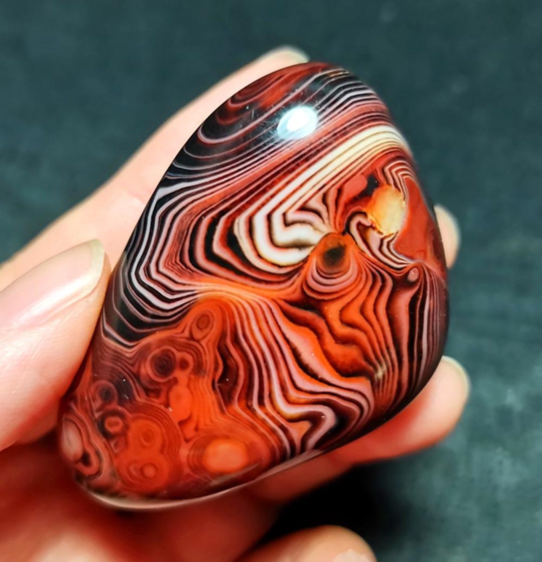 TOP Beautiful Polished Silk Banded Agate From Madagascar,healing Agate ...