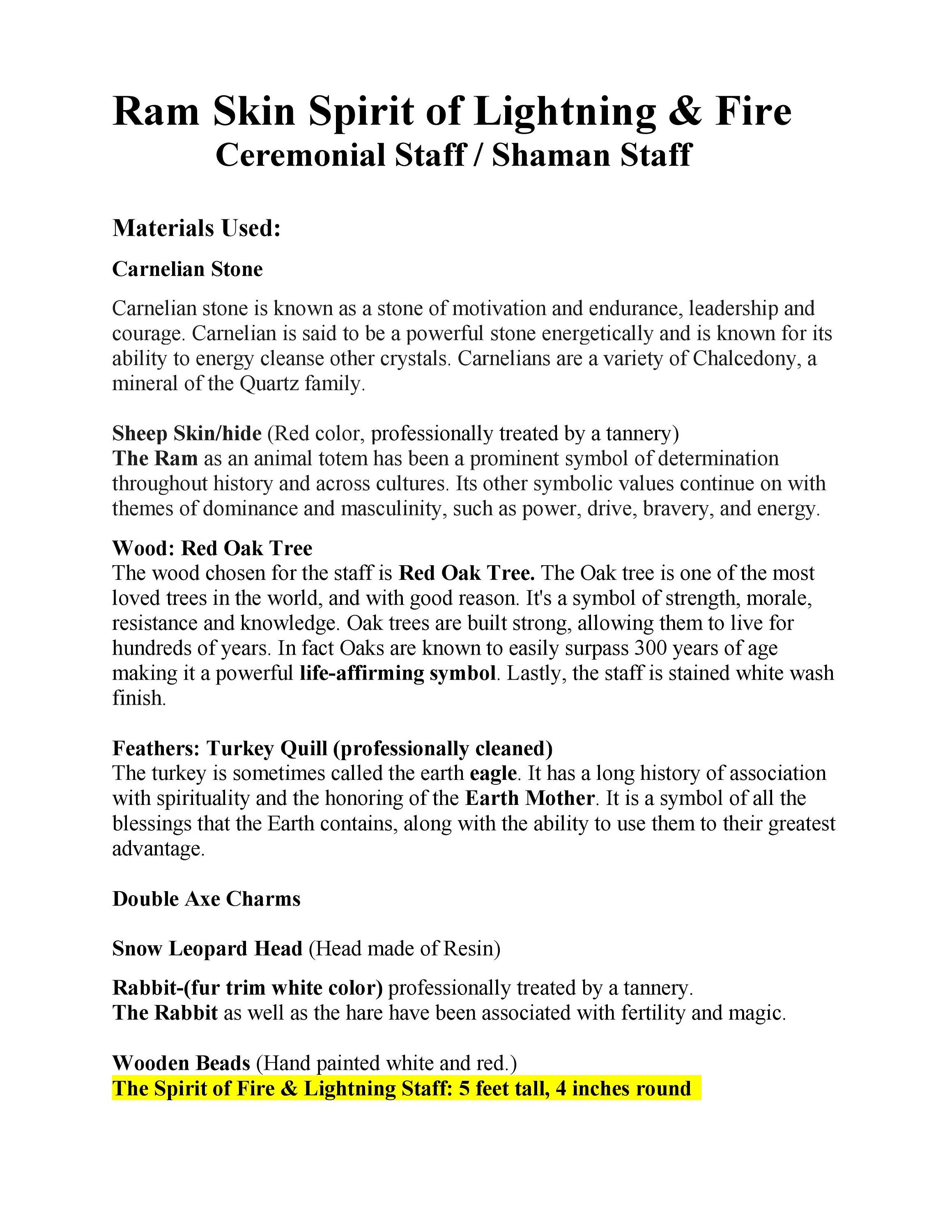 Lightning Staff Symbols