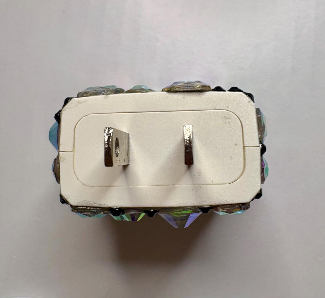 Bedazzled Charging Brick: Hand-placed Gems, Unique Shiny Decor - Etsy